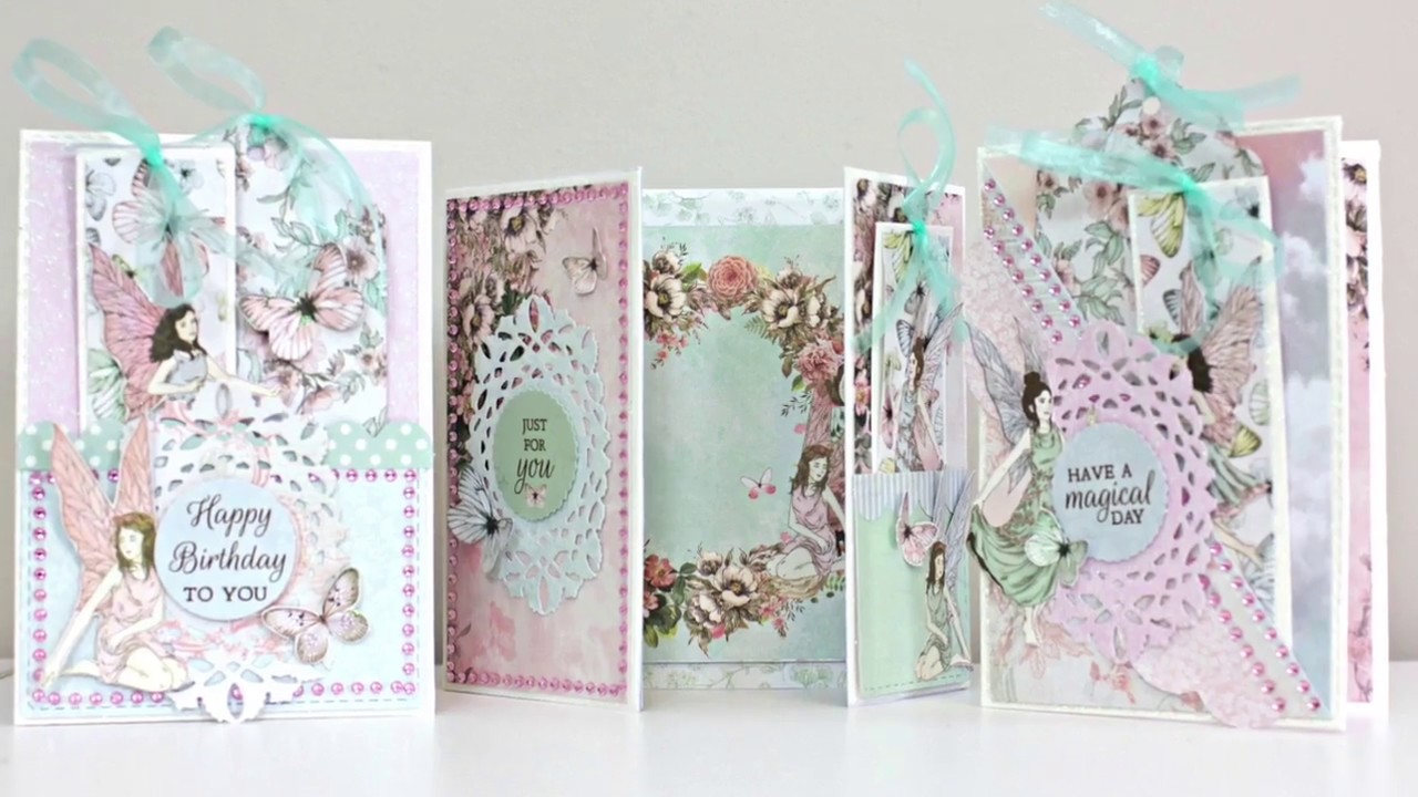 DIY Card Making Tutorial ~ Fairy Cards - YouTube