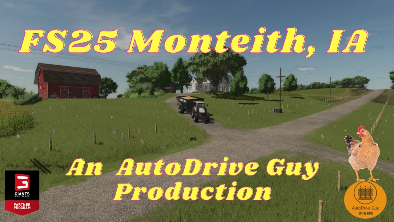 Farming Simulator 25 - Monteith IA AutoDrive - YouTube