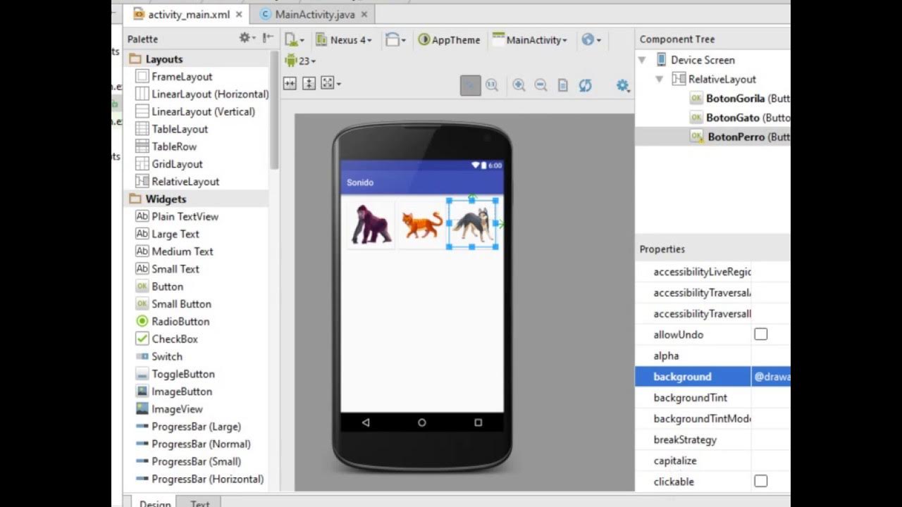 MediaPlayer en Android Studio. Reproducir audio con botones - YouTube