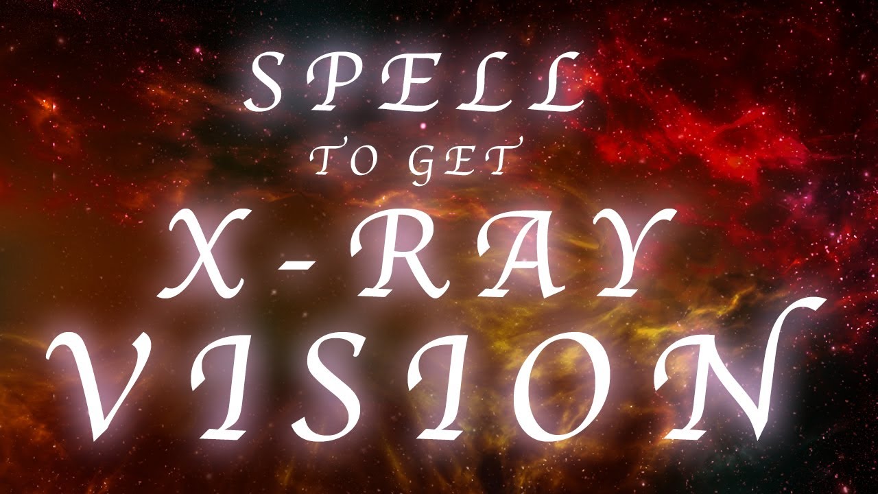 SPELL TO SEE THROUGH EVERYTHING YOU WANT - YouTube
