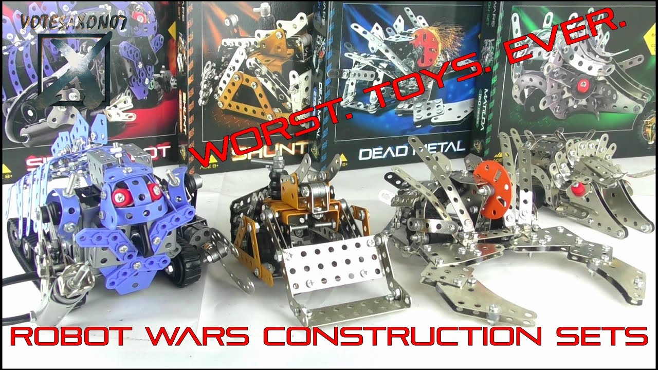BURN THESE!! - ROBOT WARS House Robot Construction Sets Review ...