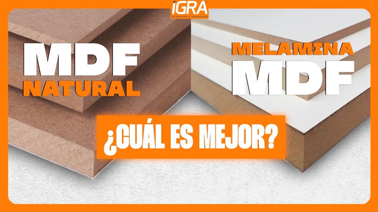 MDF natural vs melamina MDF ¿Cuál es mejor? - YouTube