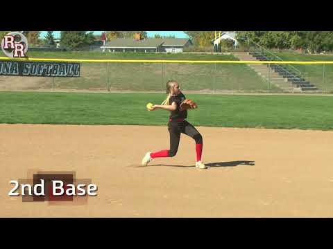 2021 Grad, Annika Sprague -- Softball Skills Video; Oct. 2017