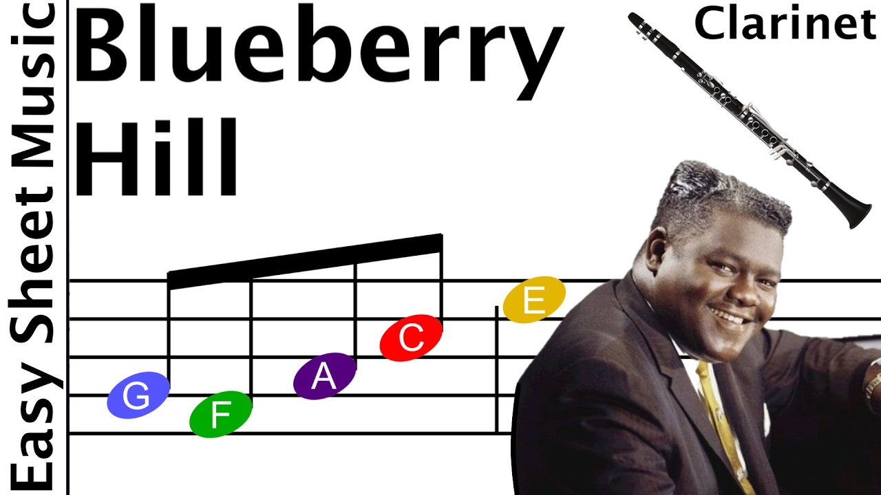 How to Play Blueberry Hill on Clarinet | Easy Beginner Sheet Music ...