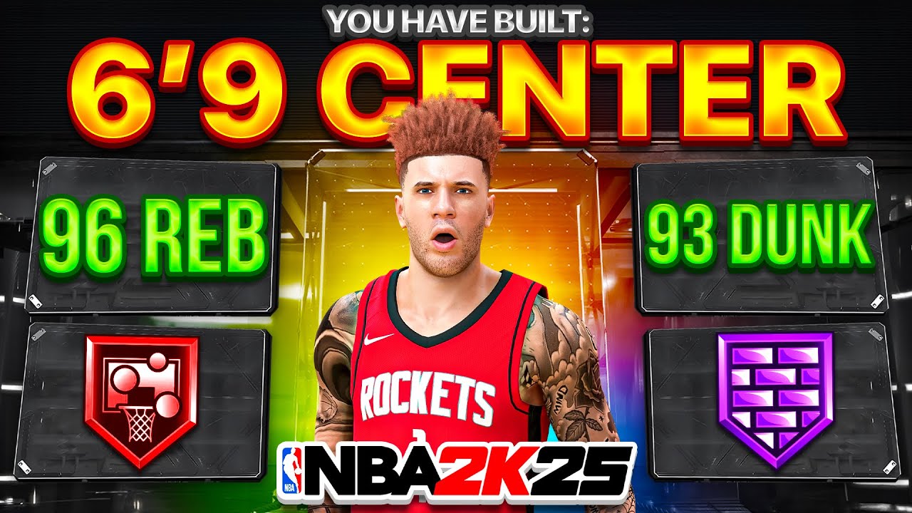 MY OFFICIAL 6'9 UNDERSIZED CENTER BUILD IN NBA 2K25! - YouTube