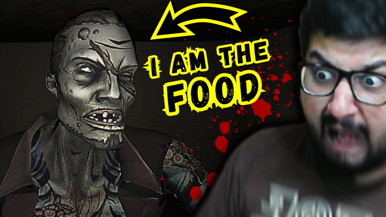 Food delivery at midnight gone wrong! Short horror game - YouTube