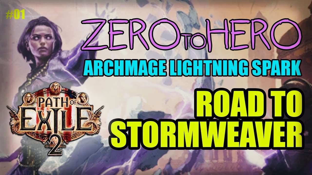 [POE 2] SORCERESS 🌀 Archmage Lightning Spark - ACT 1 / Day 1 ⚔️ Path of ...
