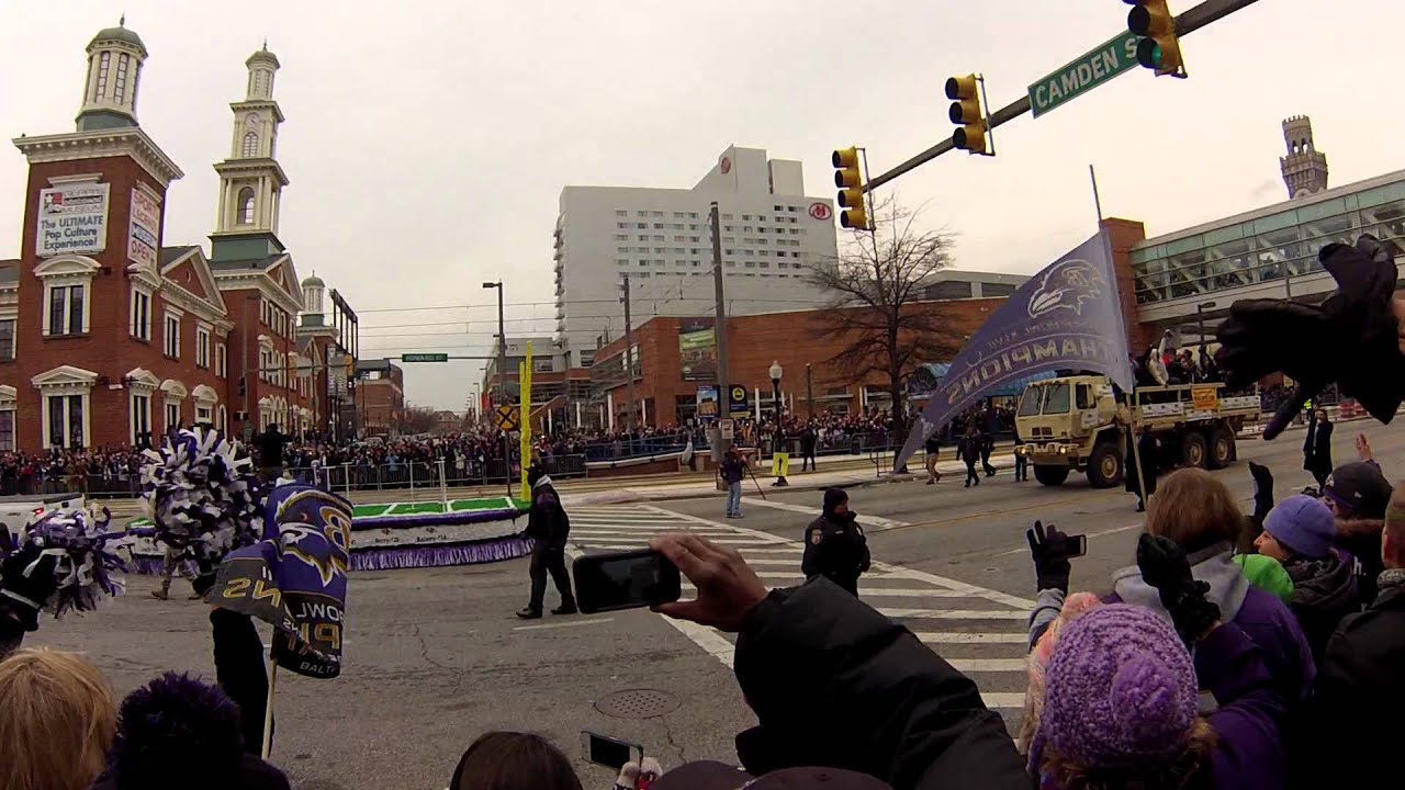 Ravens superbowl parade 1 - YouTube