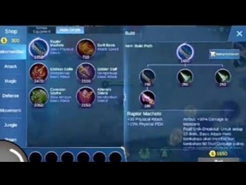 build karrie sakit 2020!!! item karie mm.. Mobile legends - YouTube