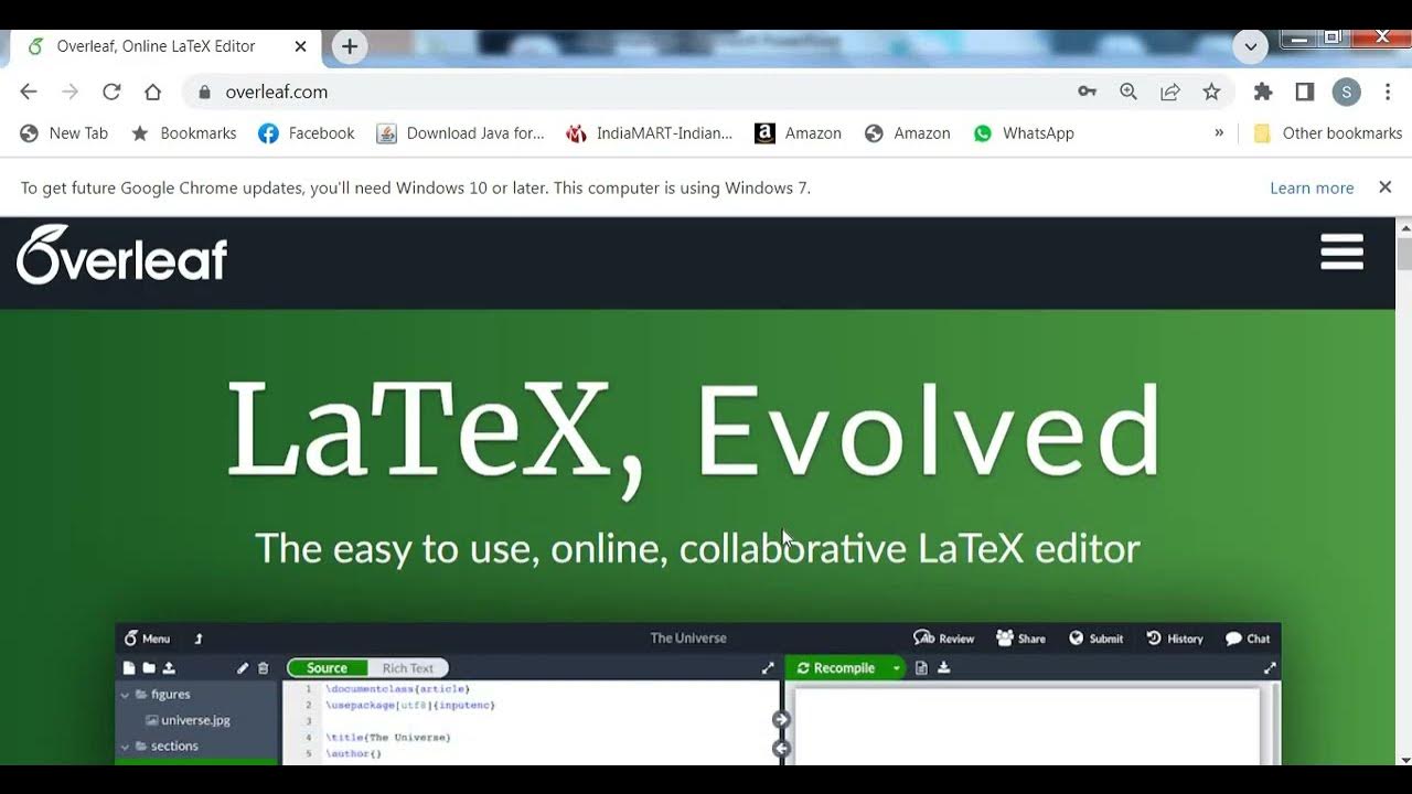 Latex tutorial (2nd Lecture)| How to work online using overleaf? - YouTube