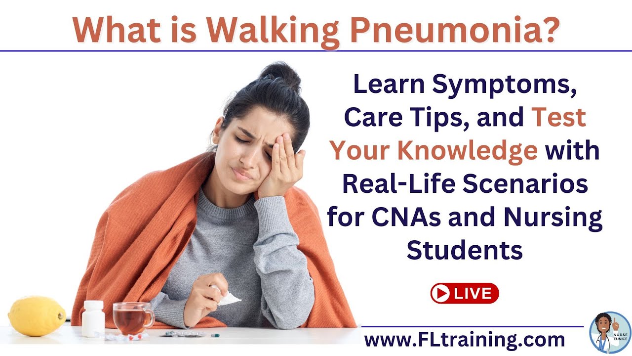 🩺 What is Walking Pneumonia? 🩺 Review with Practice Test - YouTube