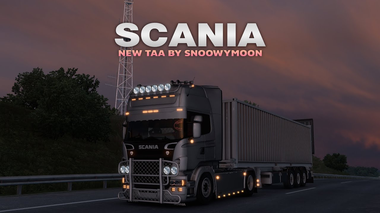 ETS2 1.49 Scania R620 V8 "Grey" - TAA Fix by Snowymoon - YouTube