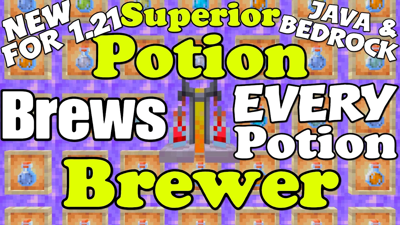 The New Superior Potion Brewer For Java & Bedrock!!! (Easy & Simple ...