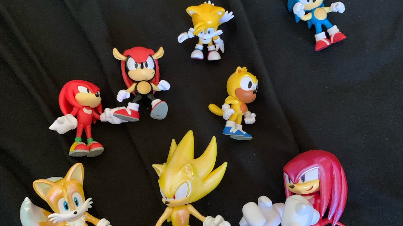 Jakks pacific classic sonic 5 pack and sonic heroes 3 pack review - YouTube