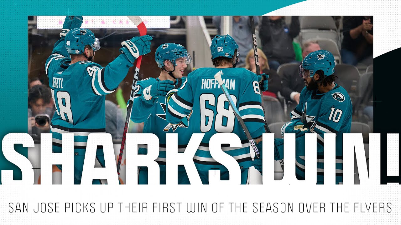 San Jose Sharks win first game of the season off of Mackenzie Blackwood's stellar game | NBCSCA ...