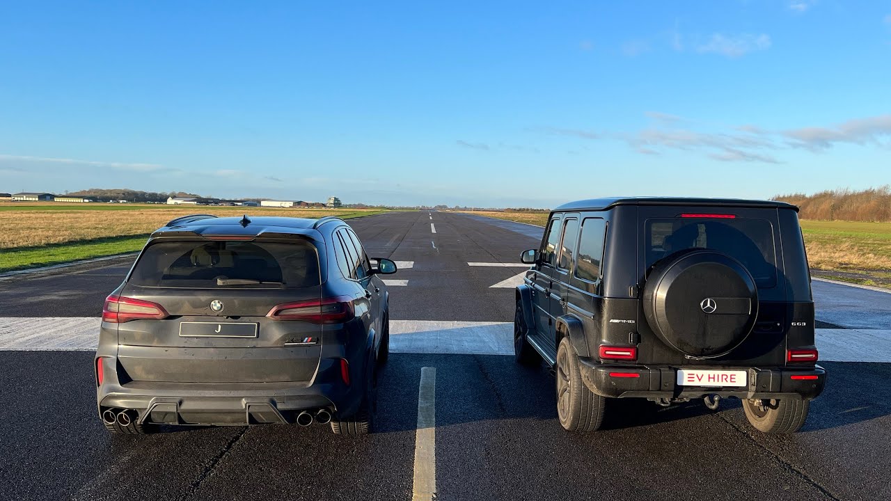 DRAG RACE! BMW X5M COMPETITION VS AMG G63! - YouTube