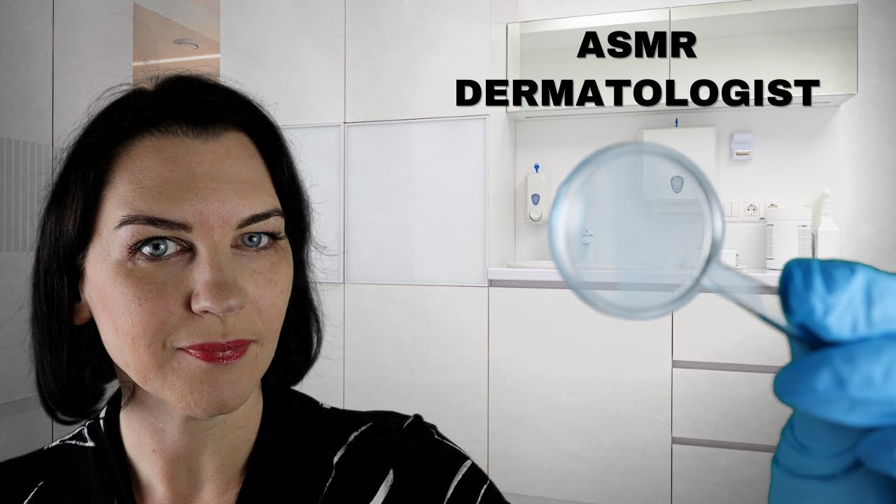 ASMR Dermatologist (questionnaire, face exam, facial cleansing) - YouTube