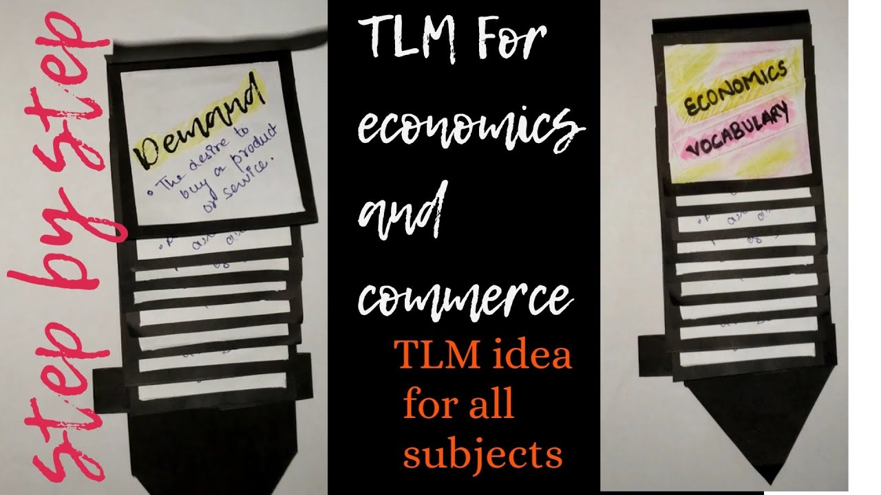 TLM idea for all subjects|TLM of Economics/commerce|HowTo Make TLM ...