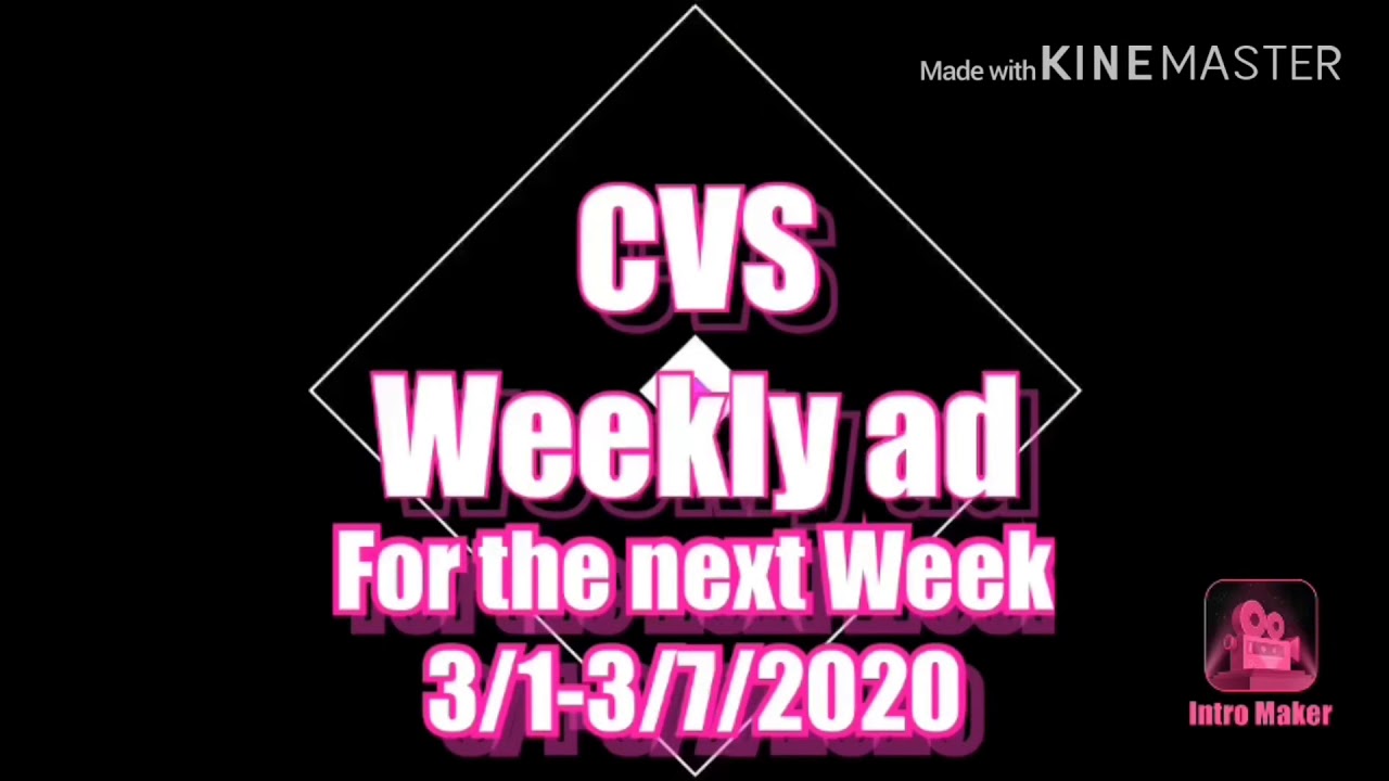 Cvs 3/1-3/7/2020 - YouTube