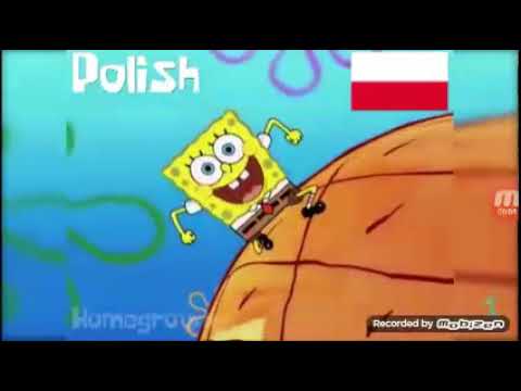 Spongebob Squarepants 24 different languages - YouTube