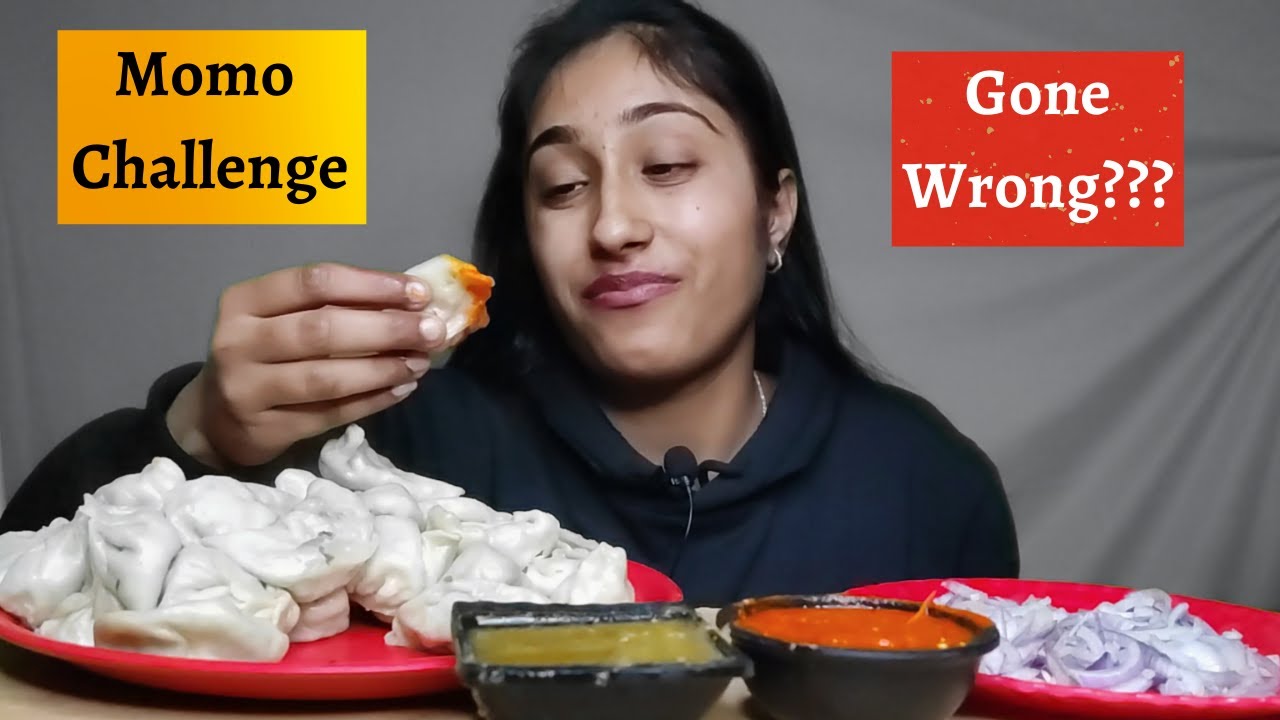 50 MOMO eating challenge - YouTube