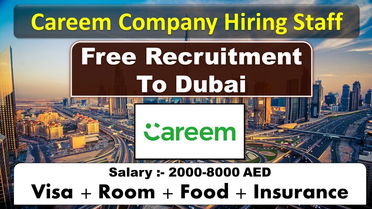 Careem Company Hiring Staff In Dubai - UAE 2022 - YouTube
