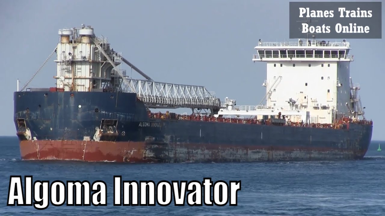 Algoma Innovator 650 Foot Bulk Carrier Cargo Ship In St Clair River - YouTube