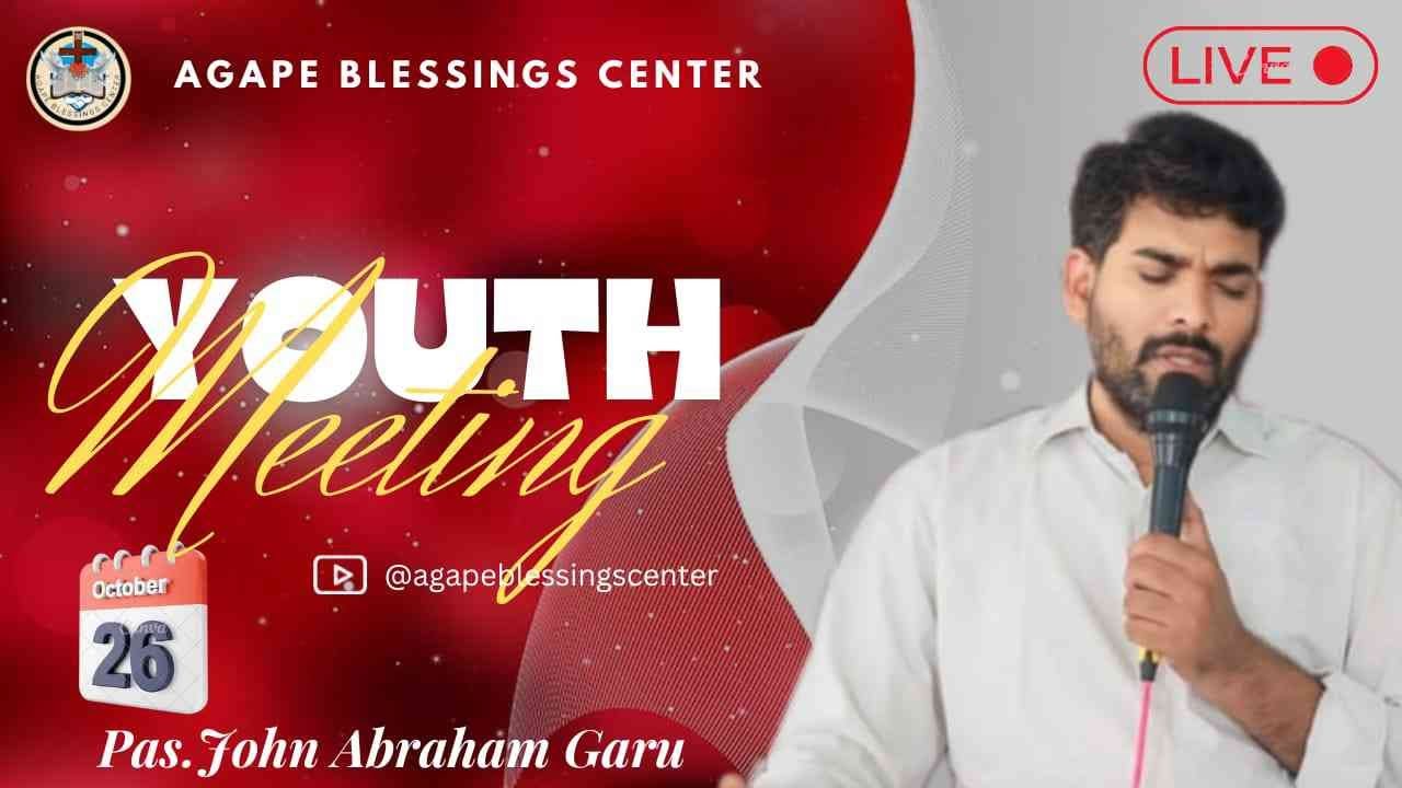 26th oct 2024 ] YOUTH MEETING - YouTube