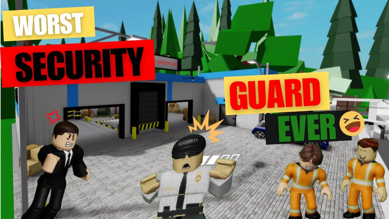 Brookhaven’s Most Useless Security Guard! 🤔! Funny Moments | ROBLOX ...