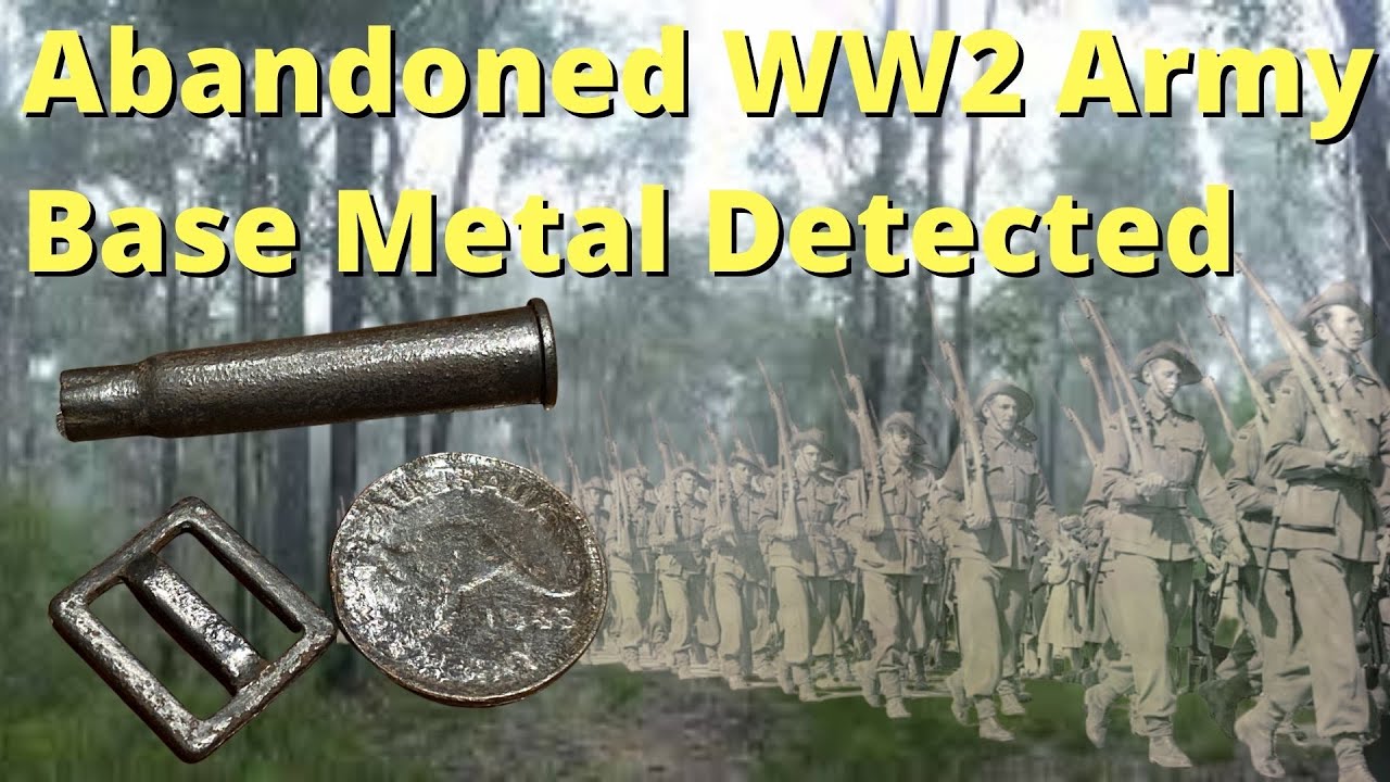 Metal Detecting An Abandoned WW2 Army Base. Vanquish 540 Metal ...