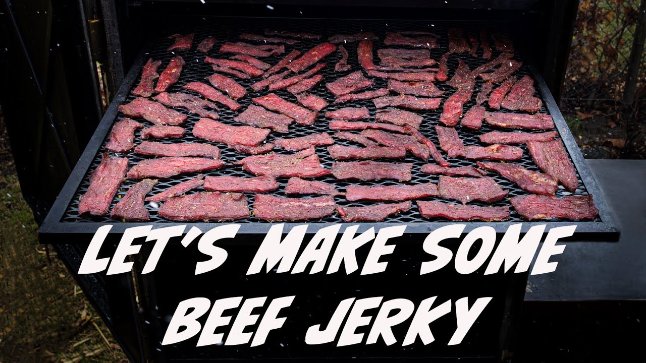 BEEF JERKY - homemade beef jerky - MAPLE BOURBON FLAVOR - YouTube
