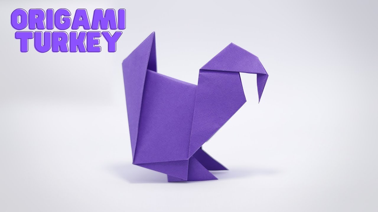 Origami Turkey | Easy Crafts - YouTube