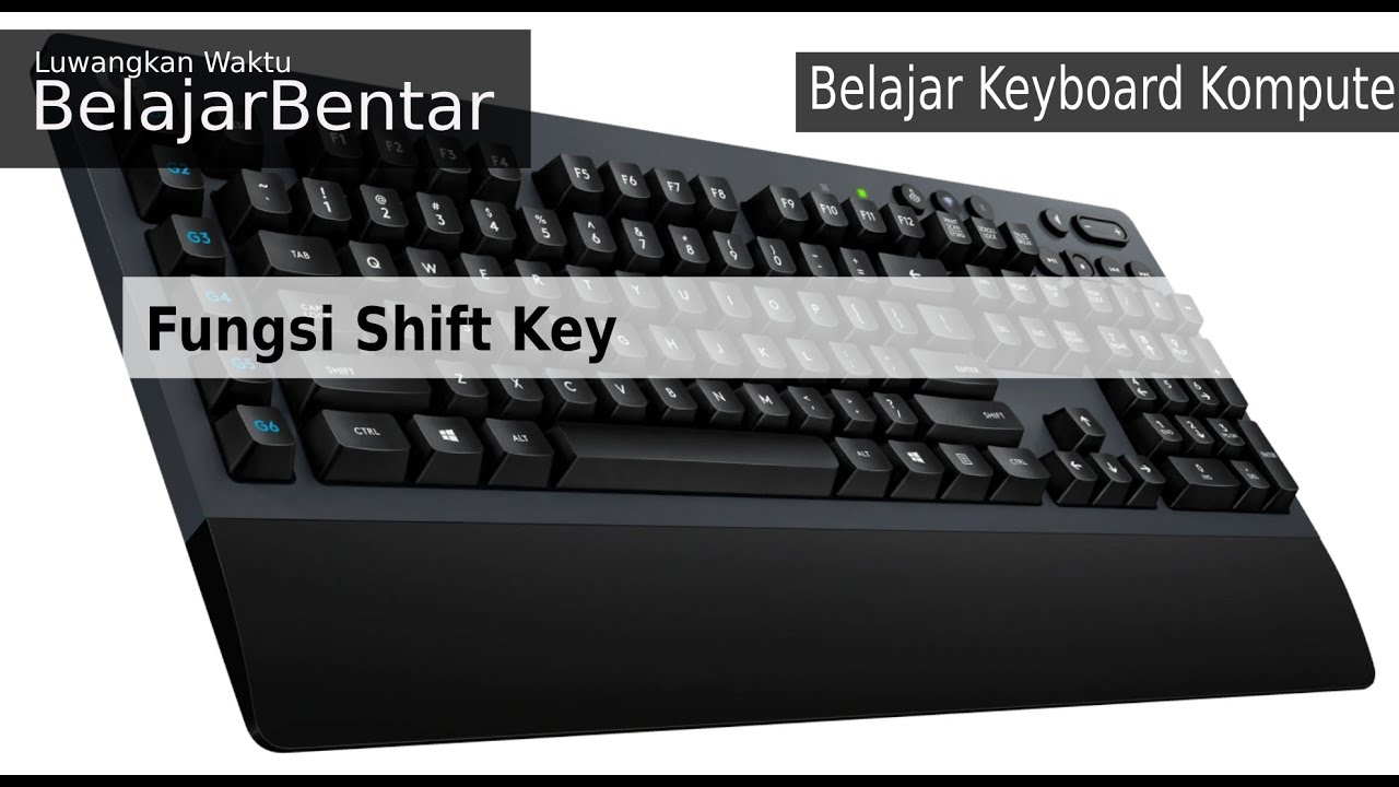 Fungsi Tombol Shift Key Keyboard Komputer PC/Laptop/Notebook - YouTube