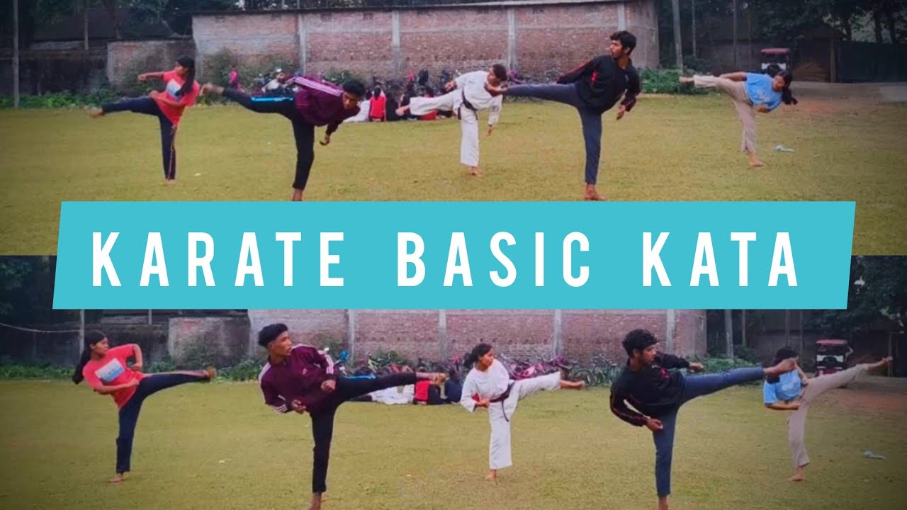 Basic Kata (Leg) 1st, 2nd, 3rd | Azad Hind Yoga Karate | Berubari Karate Academy | Sensei Raju ...