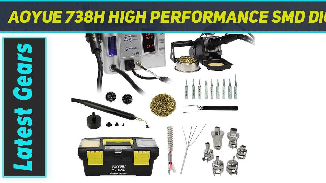 Aoyue 738H High Performance SMD Digital Hot AZ Review - YouTube