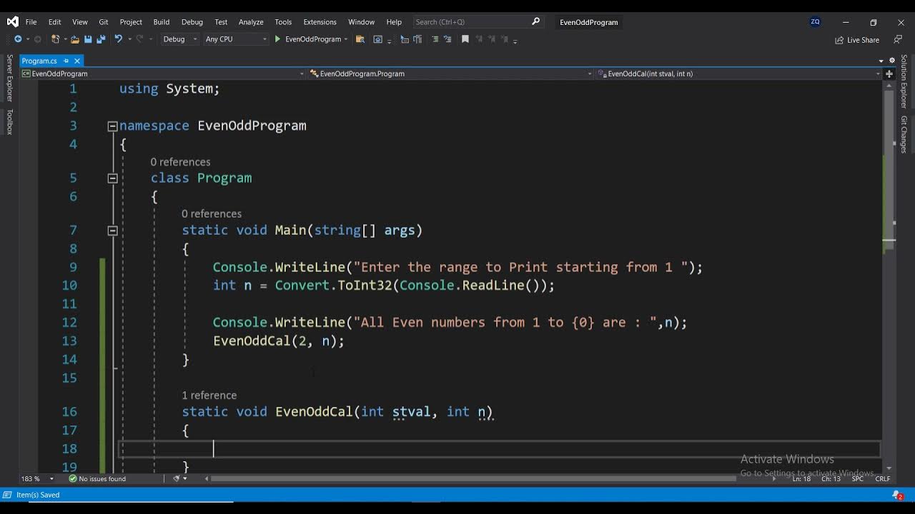 Print even or odd numbers in a given range using Recursion | Celotek - YouTube