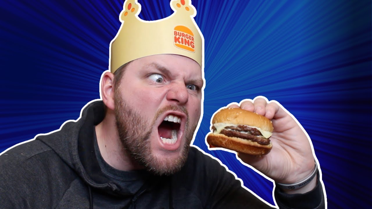 Burger King Double Stacker One Minute Challenge - YouTube
