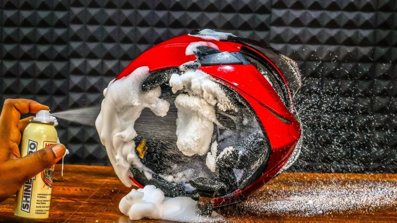 Shinexpro Helmet Cleaner Spray Review | Clean Helmet Interior and ...