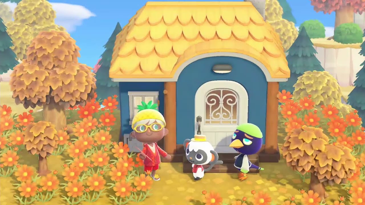 【ACNH】秋色の高台にお引越し！#ジョッキー #Jacques #あつ森 #どうぶつの森 #AnimalCrossing #ACNH ...