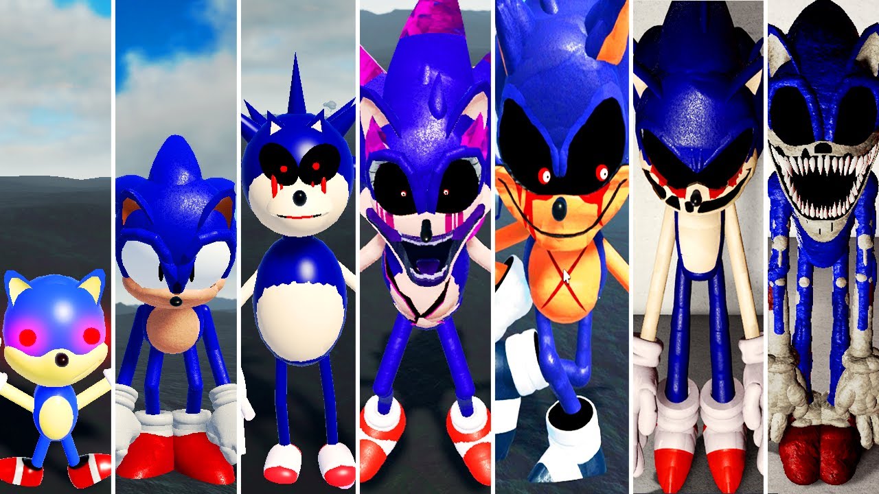 EVOLUÇÃO DO SONIC.EXE (NOVO) ! (Evolution of Sonic.exe) - YouTube