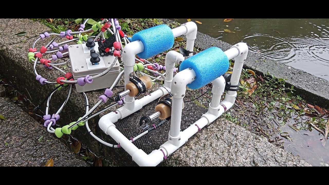 STEM ROV + HORUS Camera - Tested at Keelung Jinlong Lake - YouTube