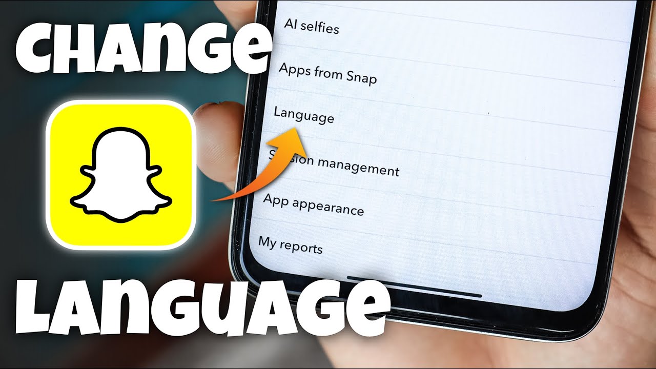 How to Change Language on Snapchat 2024 - YouTube