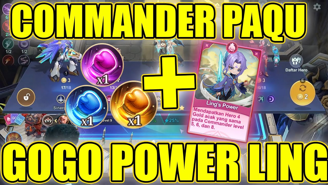 GLOVE + GOGO POWER LING !! COMBINASI COMMANDER DAN GOGO CARD YANG ...
