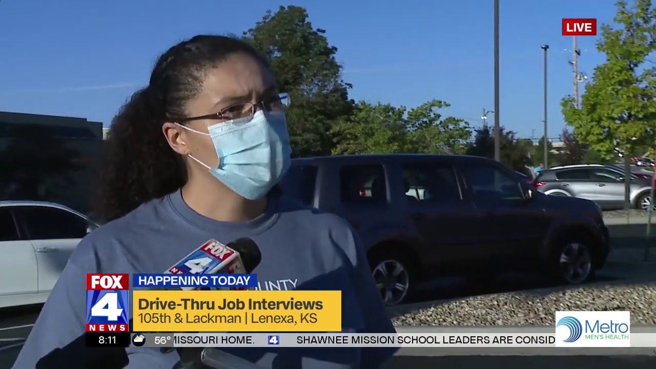 Drive-Thru Job Fair - Fox 4 Kansas City Interview - YouTube