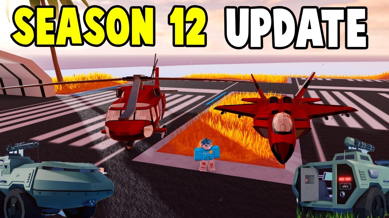 CRAZY! Jailbreak SEASON 12 is Here! New Jet, BlackHawk, Vehicle (Roblox ...