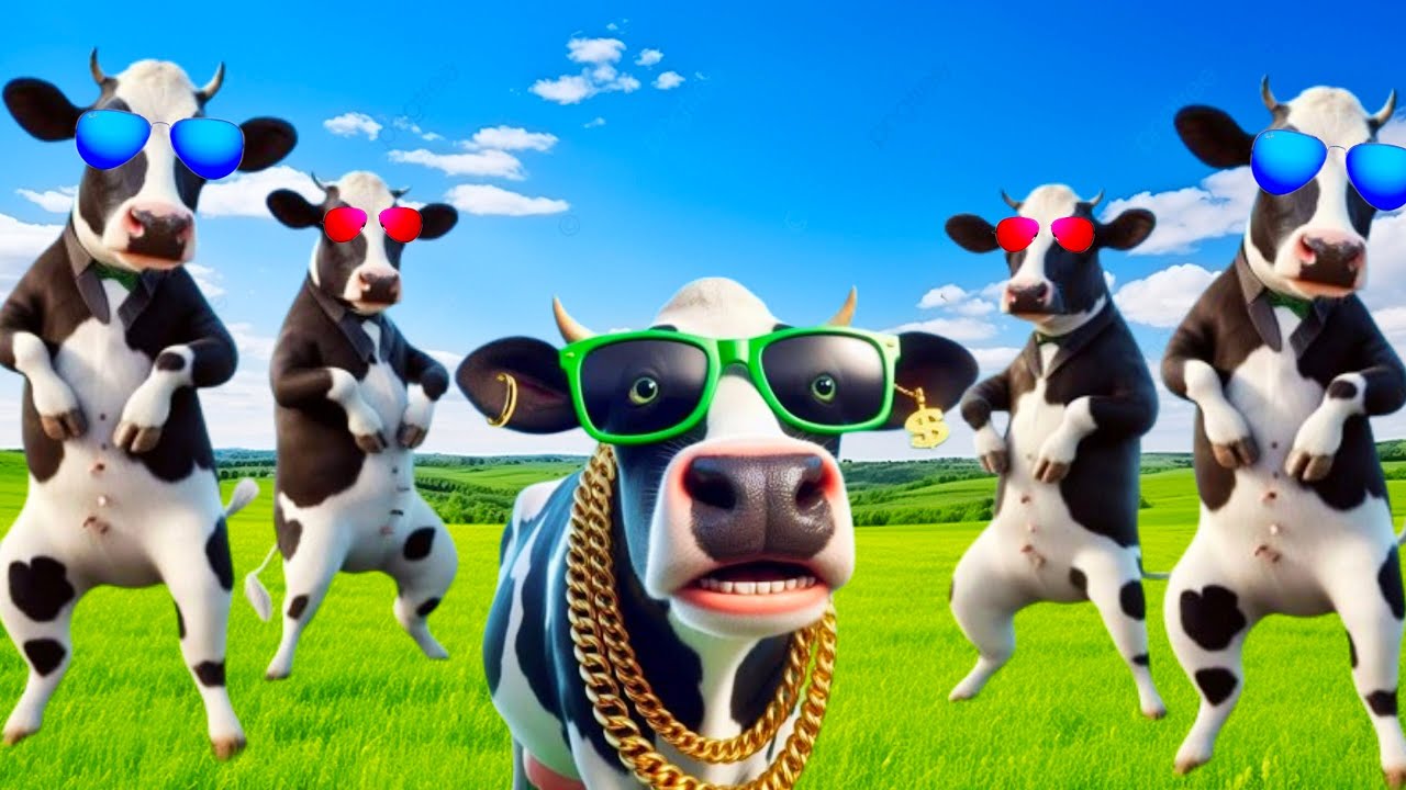 FUNNY COW DANCE - 89 | COW DANCE & COW VIDEO| DANCING COW - YouTube