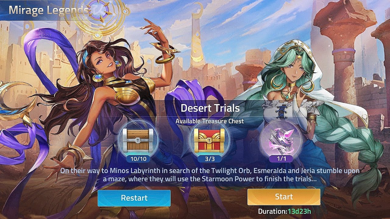 Desert Trials (Mirage Legends Act 5 Chapter 1) ML: Adventure Walkthrough - YouTube
