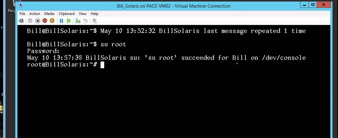 Su Root Login Switching To Root Role Using Command Line Solaris Youtube