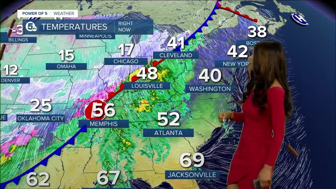 Noon Weather Update: It starts with rain then sleet, snow - YouTube