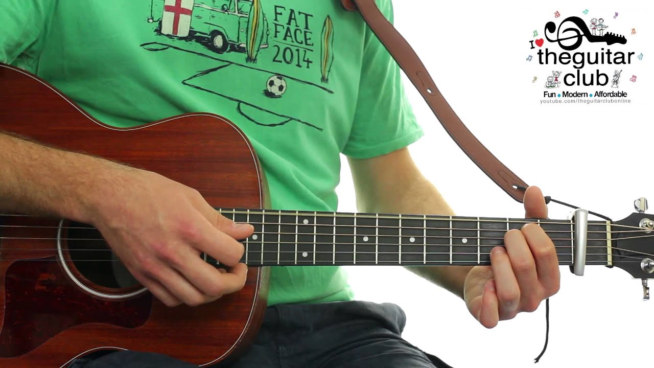 Blame - Calvin Harris (EASY CHORDS) Guitar Lesson FREE TAB - YouTube